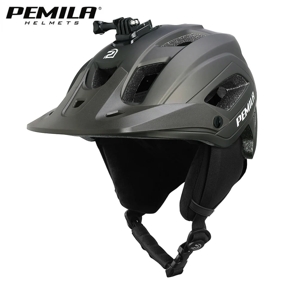 2 In 1 Four Seasons Cycling Helmet MTB Road Bicycle Helmet Safety Cap ...