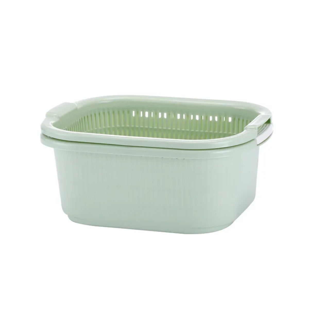 2 In 1 Fruit Basket Storage Boxes Kitchen Sink Drain Basin Wash Fruits ...