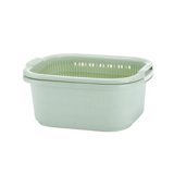 2 In 1 Fruit Basket Storage Boxes Kitchen Sink Drain Basin Wash Fruits ...