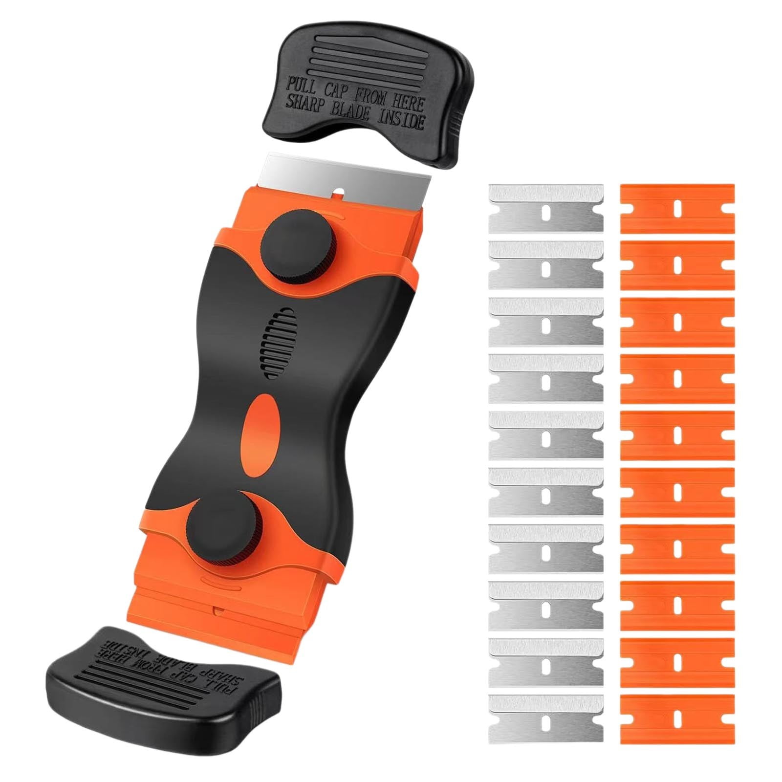 2 In 1 Function Scraper Tool Kit With Metal And For Decals Stickers ...