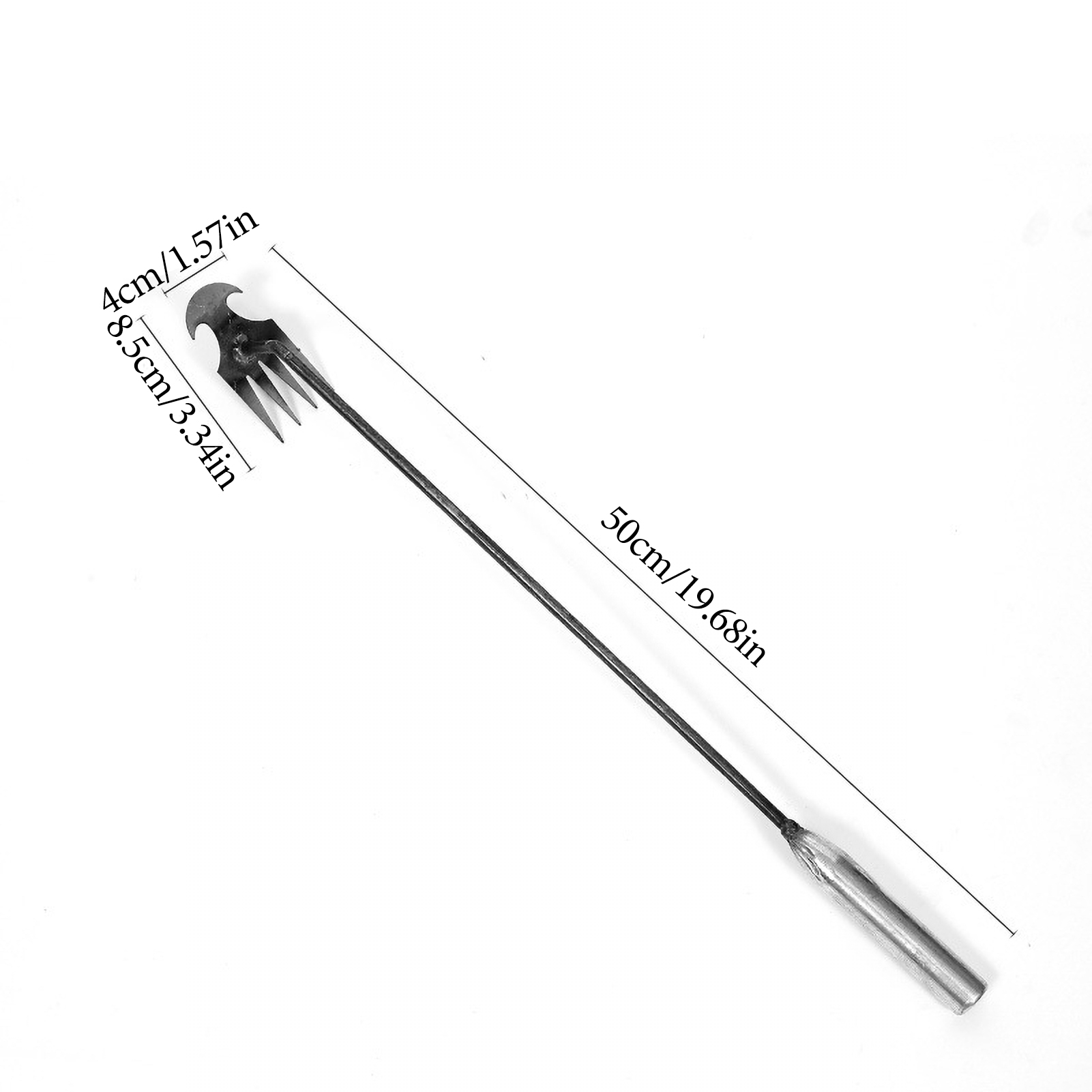 2 In 1 Garden Rake Manual WSeed Grass Rooting Tool Puller Shovel 4 ...