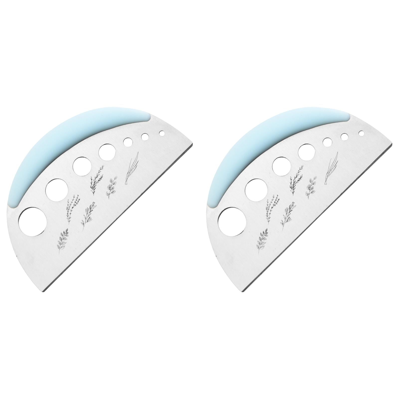 2 In 1 Grass Stripper And Cutter,Stainless Steel 7 Holes Kitchen Leaf ...