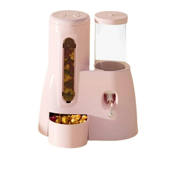 (2-In-1 Hamster Water Bottle & Food Dispenser, Leak Proof Design For ...