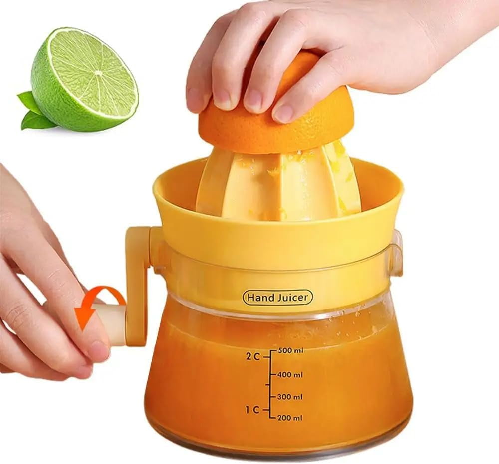 2-In-1 Hand Lemon Citrus Juicer Machines - Manual Lemon Lime Citrus ...