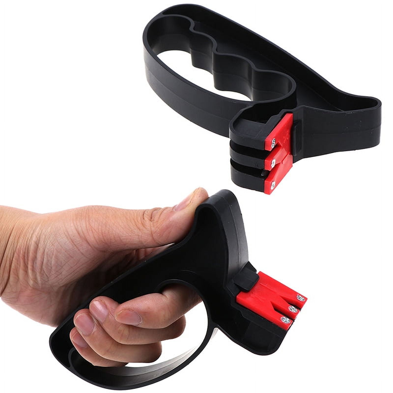 2 In 1 Handheld Knife Scissor Blade Knife Sharpener Sharpening Cooking ...