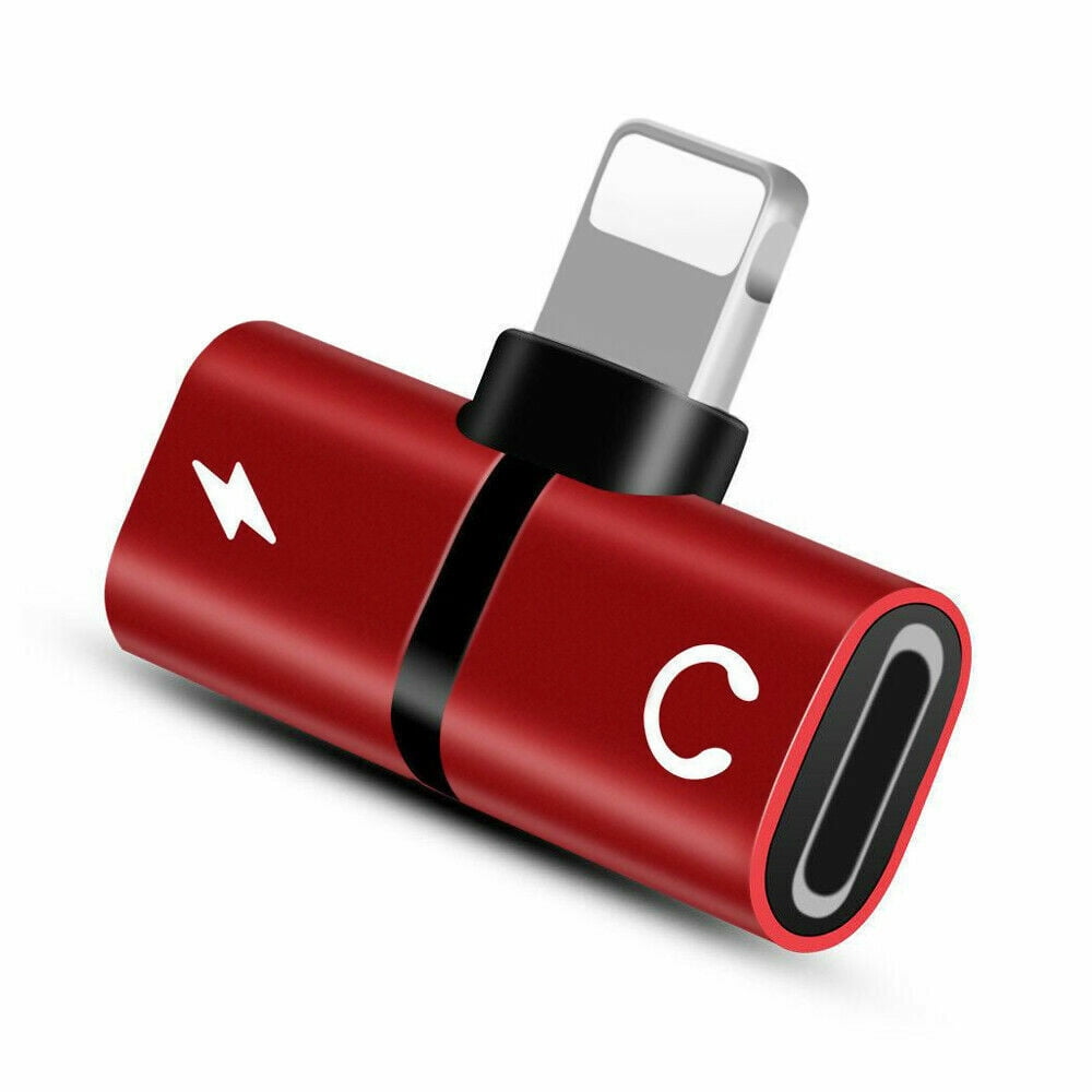 2 In 1 Headphone Adapter For IPhone To 3.5mm AUX Audio + Charger ...
