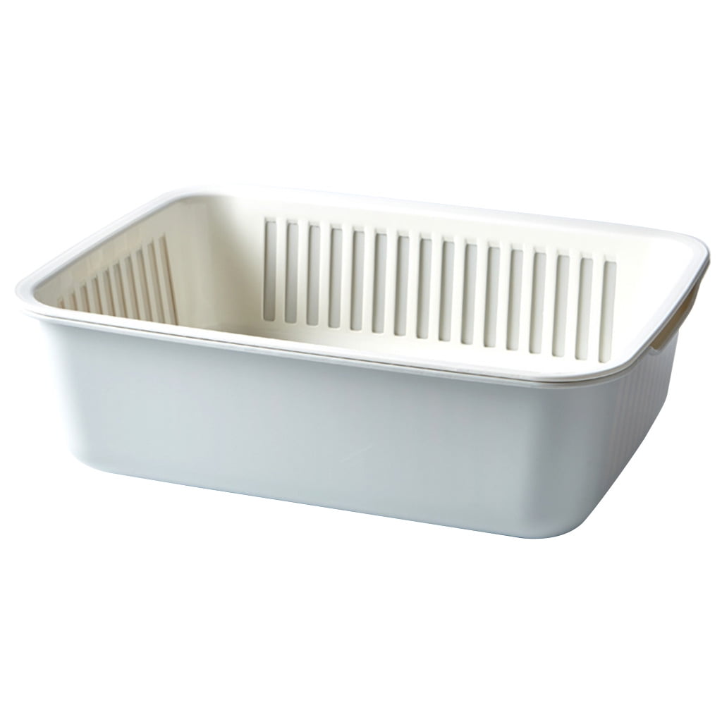 2 In 1 Kitchen Strainer Colander Set Household Double Layer Drainer ...