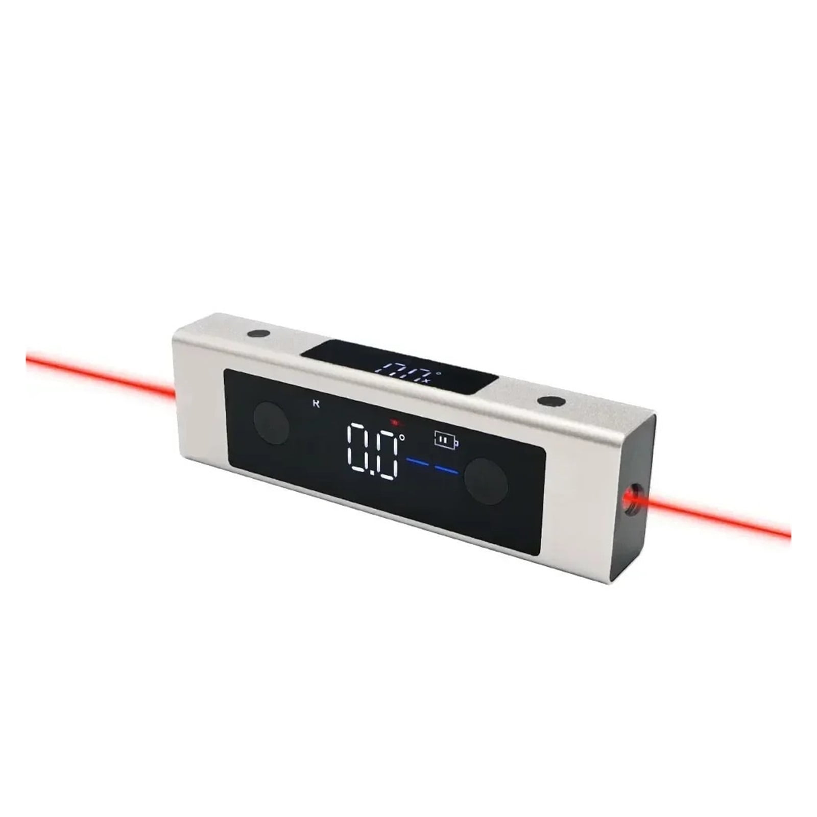 2 In 1 Laser Level Ruler Type-C Double Laser Angle Ruler Protractor ...