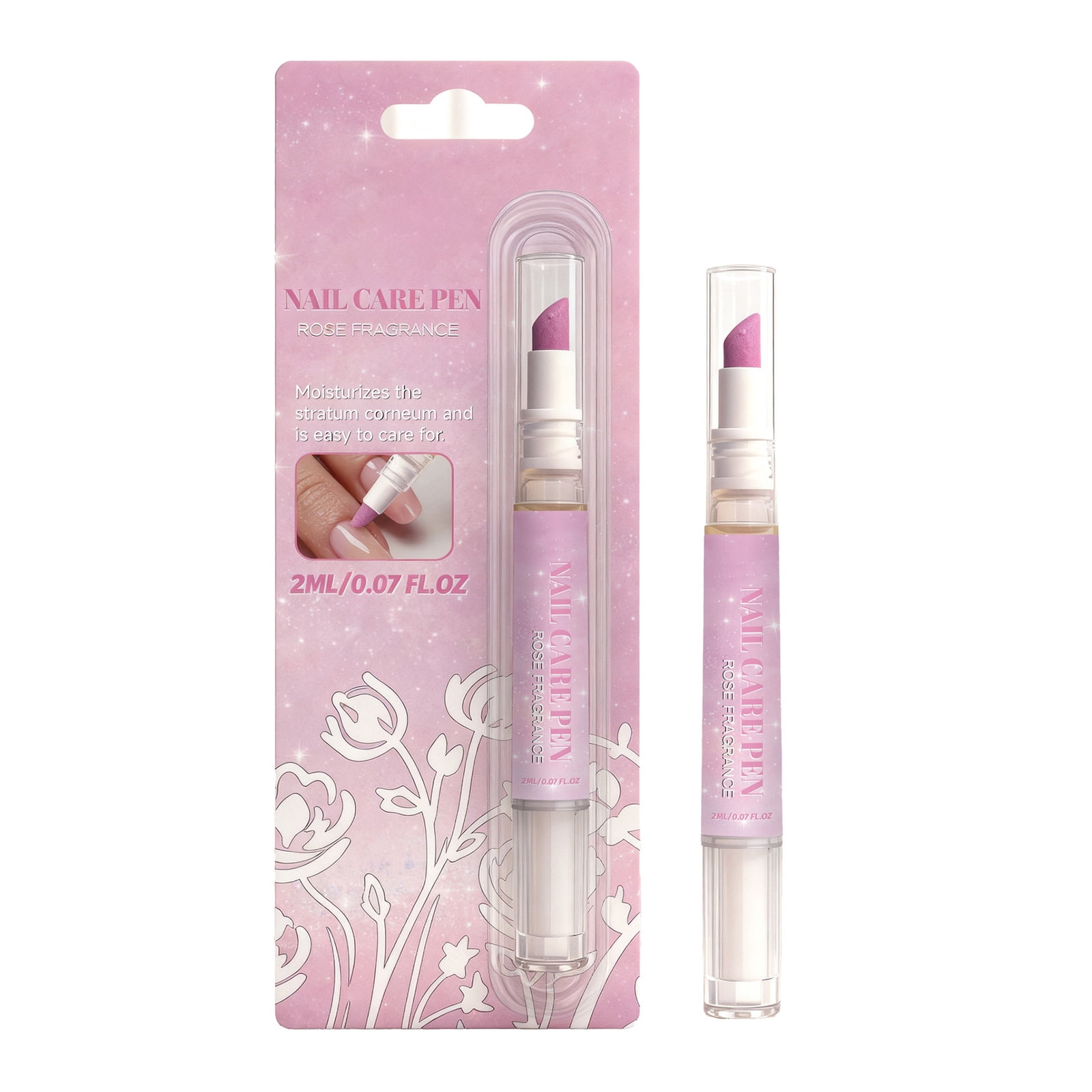 2 In 1 Manicure Pen 2 in1 Cuticle Pusher, Nails Cuticle Pen Applicator ...