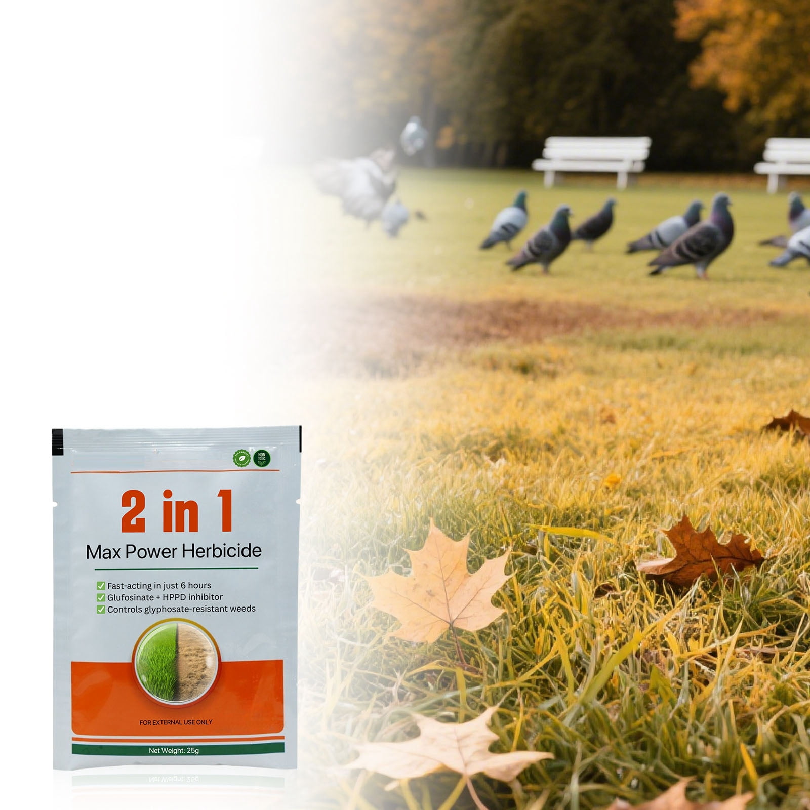 2 In 1 Max Power Herbicide A, Low-Toxicity Formula For Long-Lasting Weed Control, 1 Per Package ...