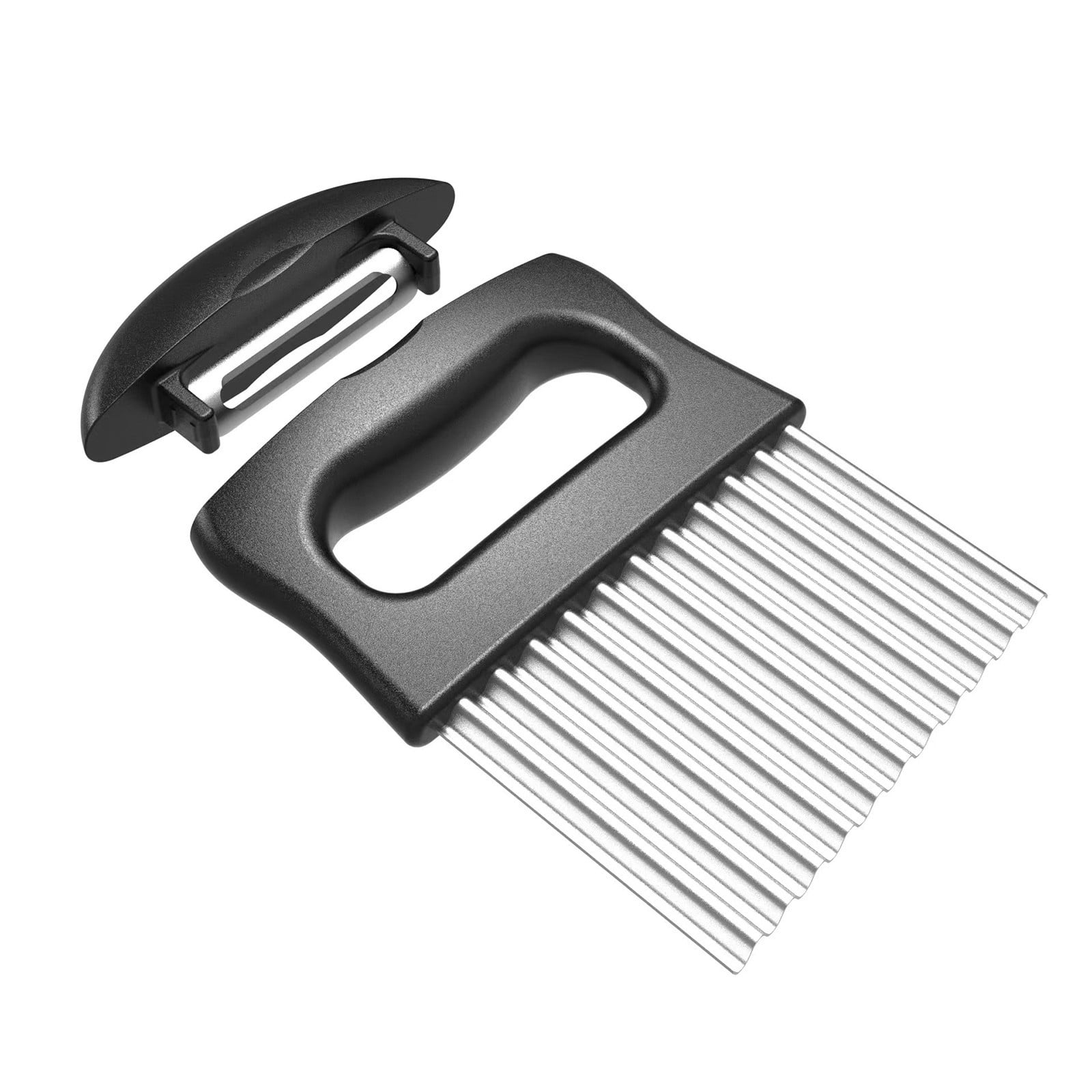 2 In 1 Melon Planer Potato Cutting Skin Potato Cutting Wave Mace Tooth ...