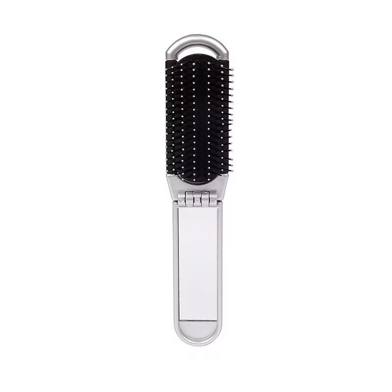 2 In 1 Mini Hair Brush Folding Massage Comb Head Massage Anti-Static ...
