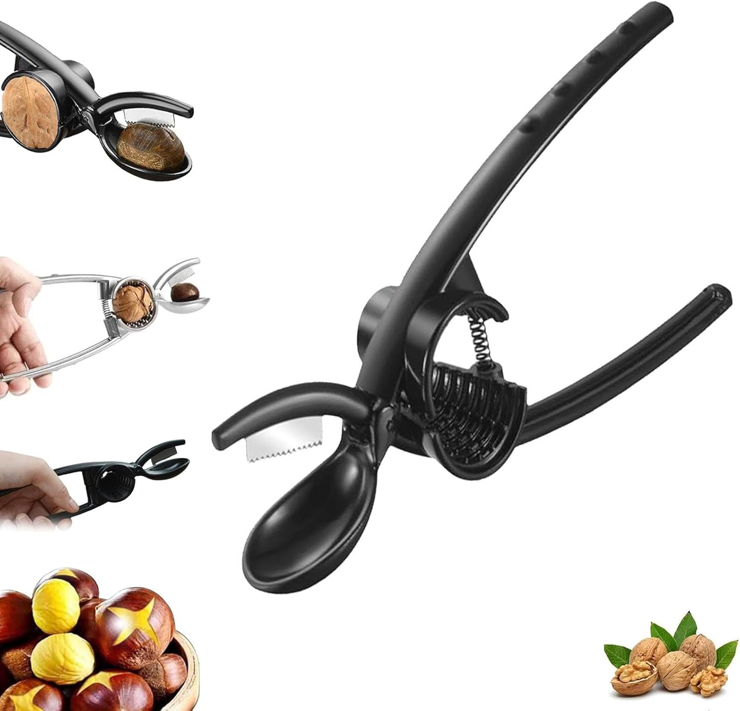 2-In-1 Nut Cracker Walnut, Nut Cracker Tool, Pecan Cracker Tool ...