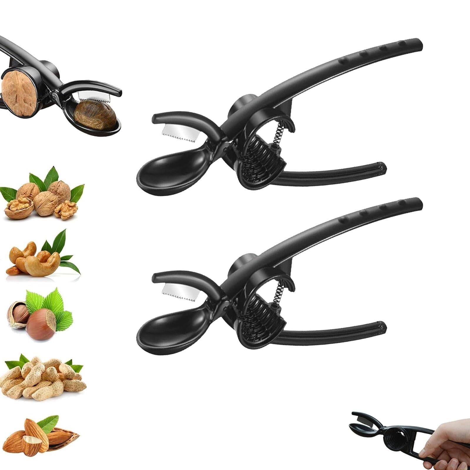 2-In-1 Nut Cracker Walnut, Pecan Cracker Tool, Nut Cracker Tool ...