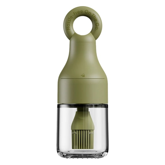 2-In-1 Oil Brush Bottle With Silicone Brush Head, Outdoor Strong-Sealed ...