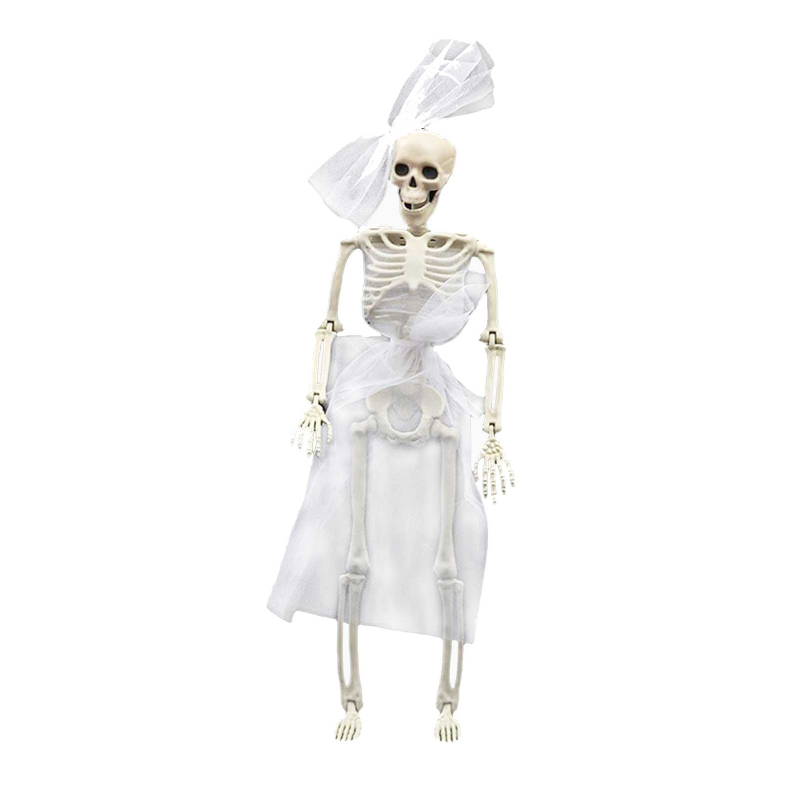 2 In 1 Ornaments Skeleton 40CM Life Size Skeleton Posable Skeleton The ...