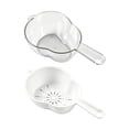 2 In 1 Pear Shaped Colander Bowl Set Detachable Strainer With Handle ...
