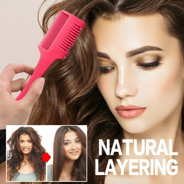 Unisex Razor Comb Home Hair Cut Thinning and Feathering Cutting Comb ...