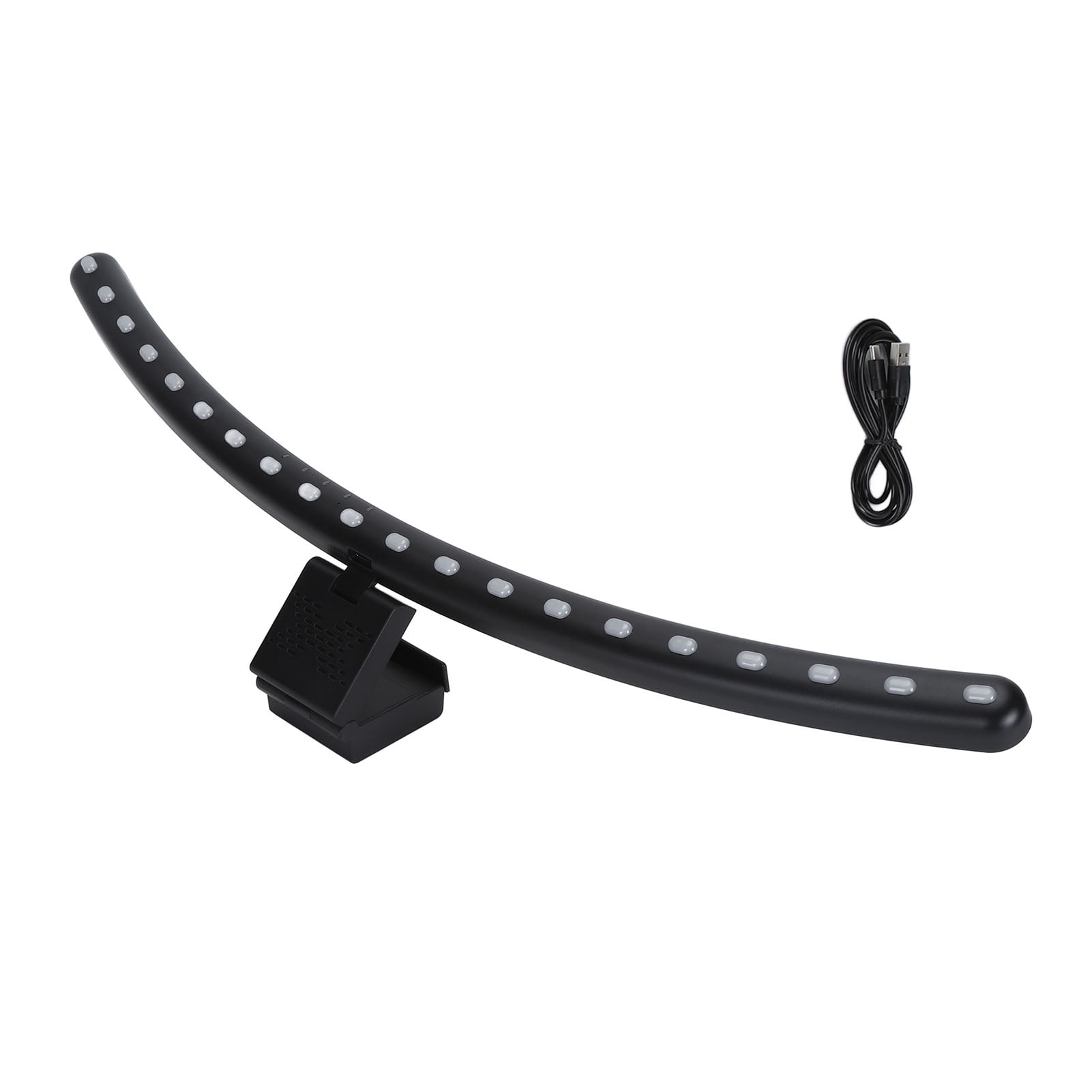 2 In 1 RGB Monitor Light Bar Dual Light Source Voice Activated Musical ...