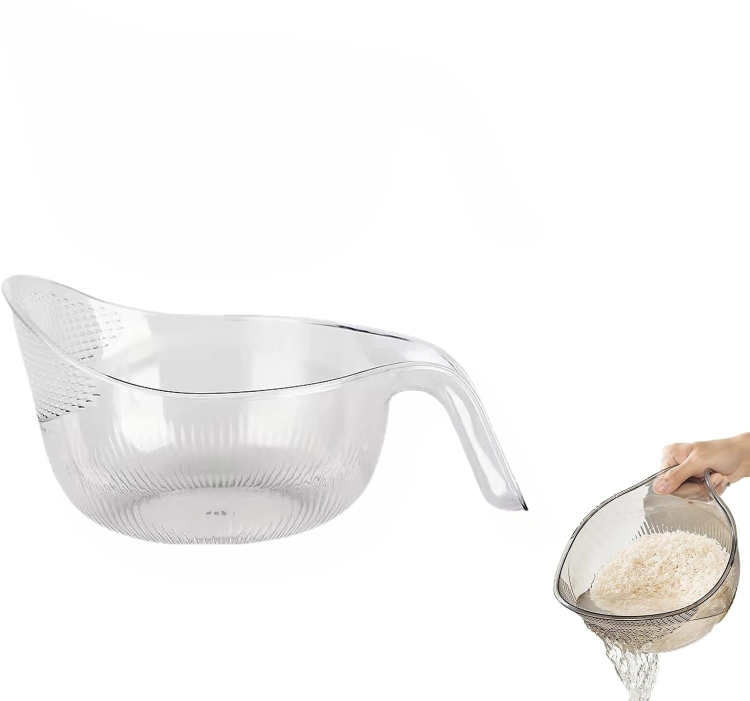 2-In-1 Rice Strainer, Plastic Rice Washer Beans Washer Strainers ...