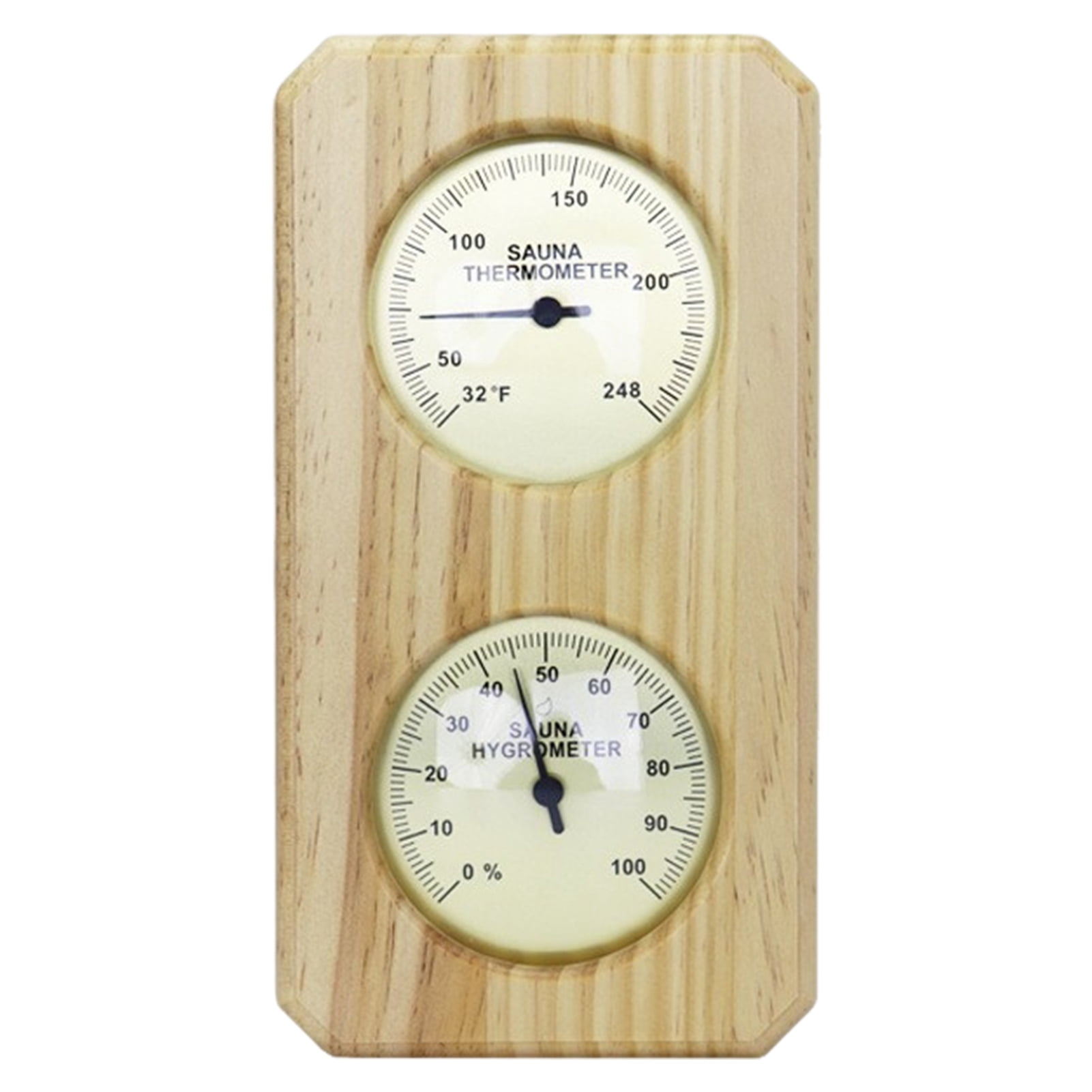 2-In-1 Sauna Thermometer Hygrometer Indoor Sauna Room Wooden Sauna ...