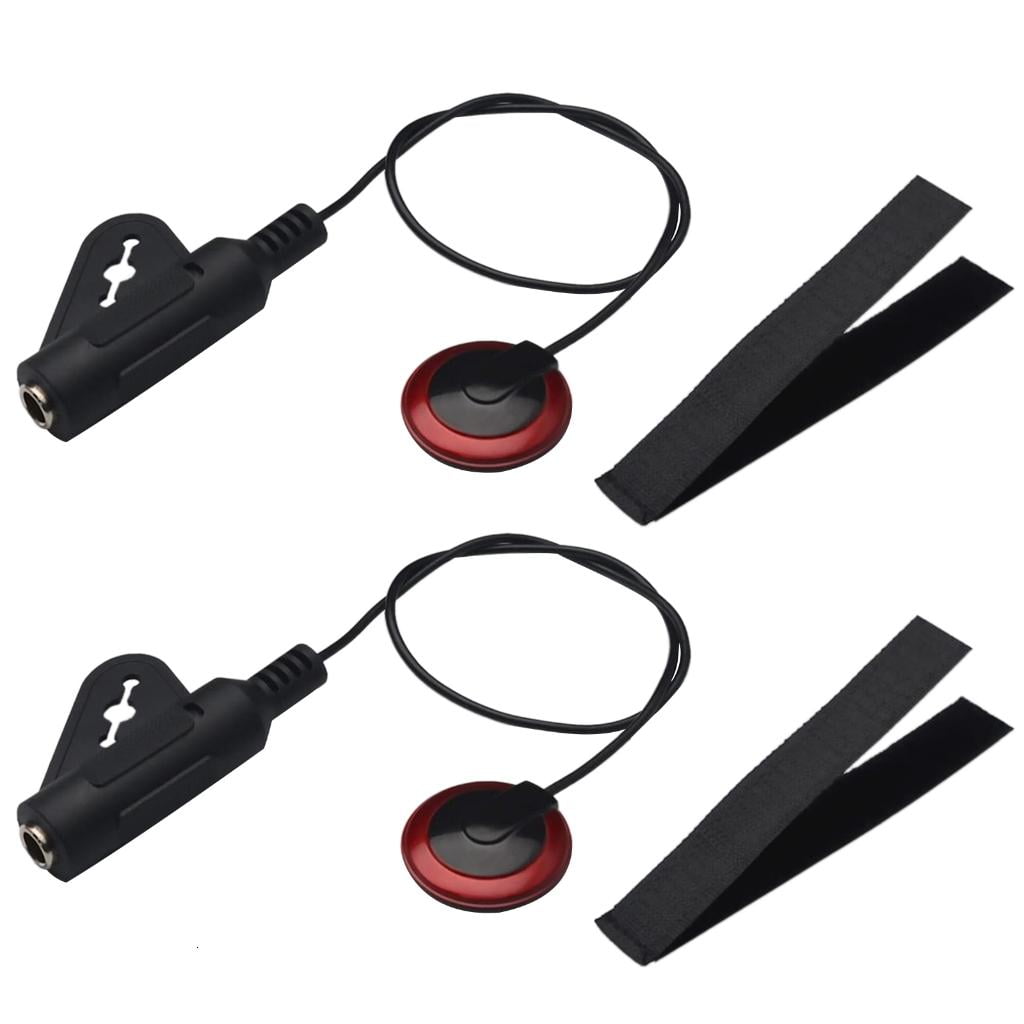2 In 1 Self-Adhesive Passive Piezo Acoustic Pickup Two Balanced Passive ...