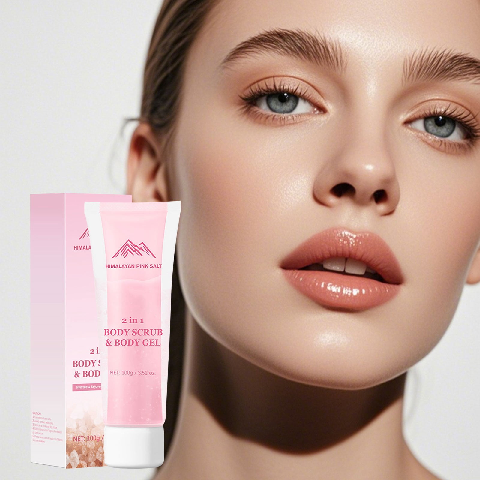 2 In 1 Skin Care Gel & Scrub Moisturizes Skin Moisturizes Skin Cleanses ...