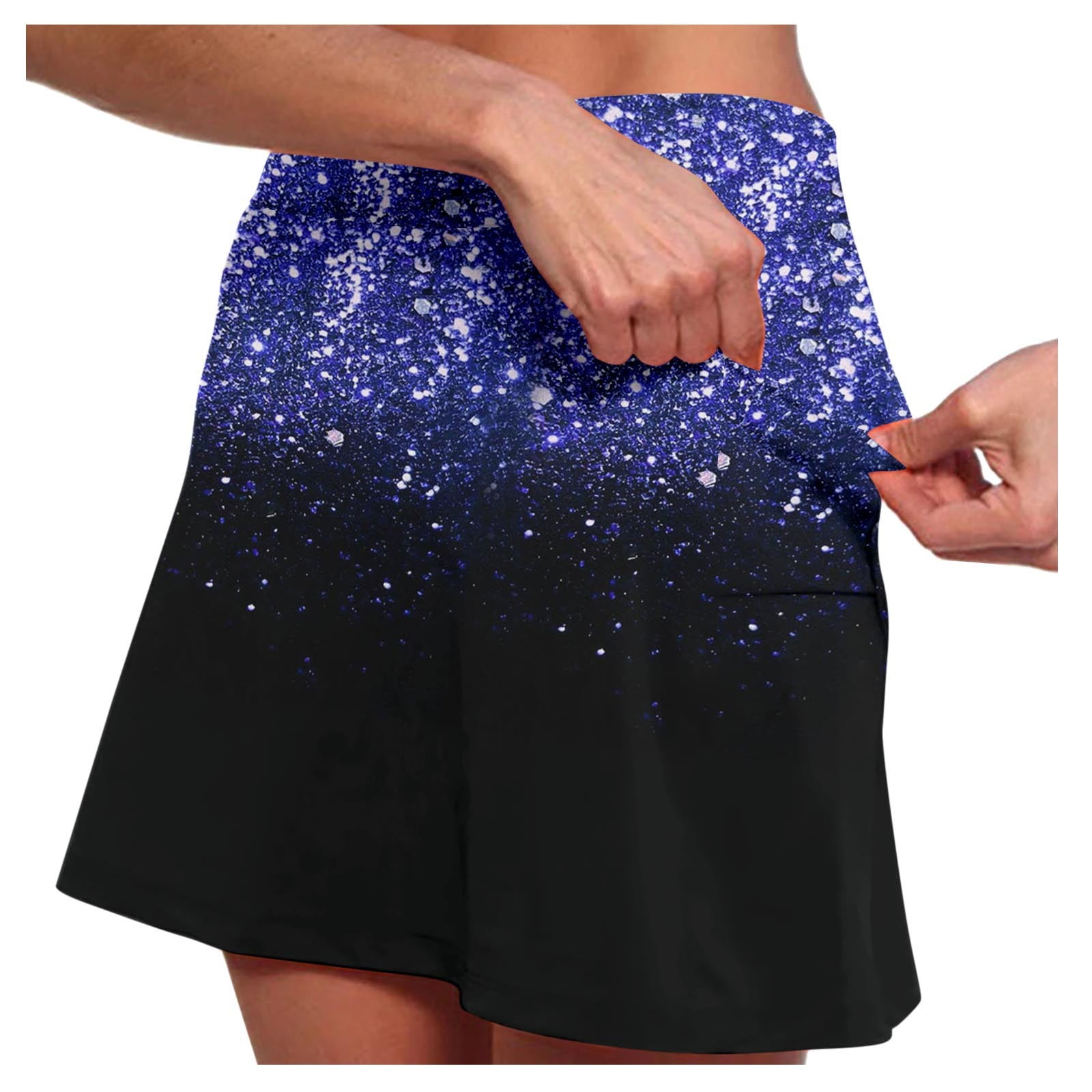 2 In 1 Skorts Shorts 2 In 1 High Waisted Golf Skorts Summer Athletic ...