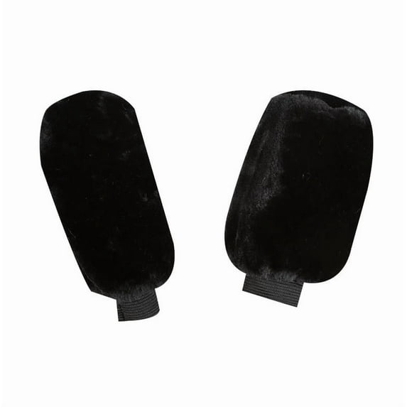 2 In 1 Soft Plush Cover Car Gear Shift Knob Handbrake Protective ...