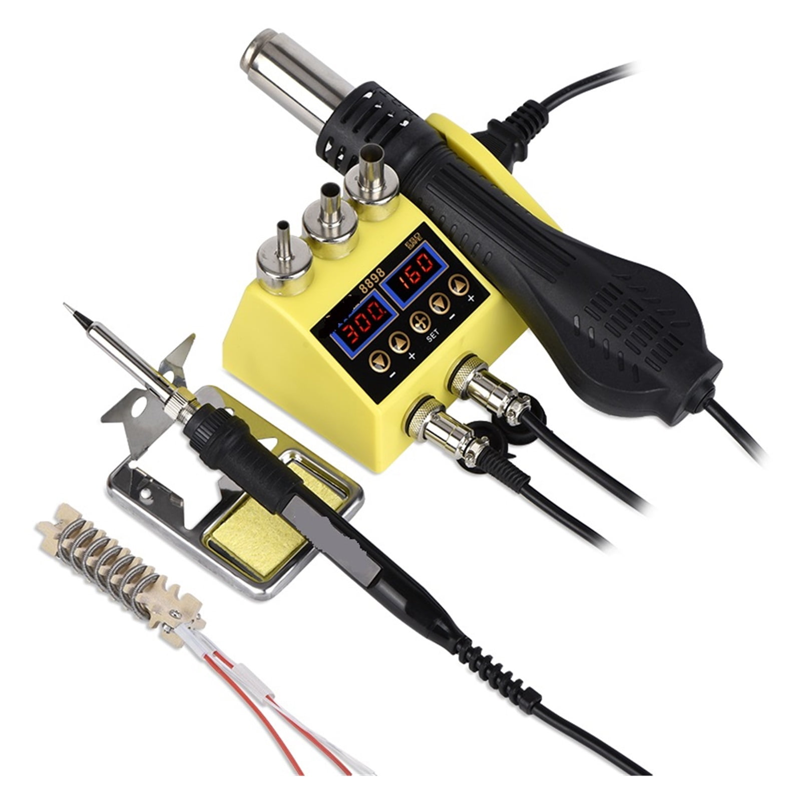 2 In 1 Soldering Station,Led Digital Welding Rework Station For Cell ...