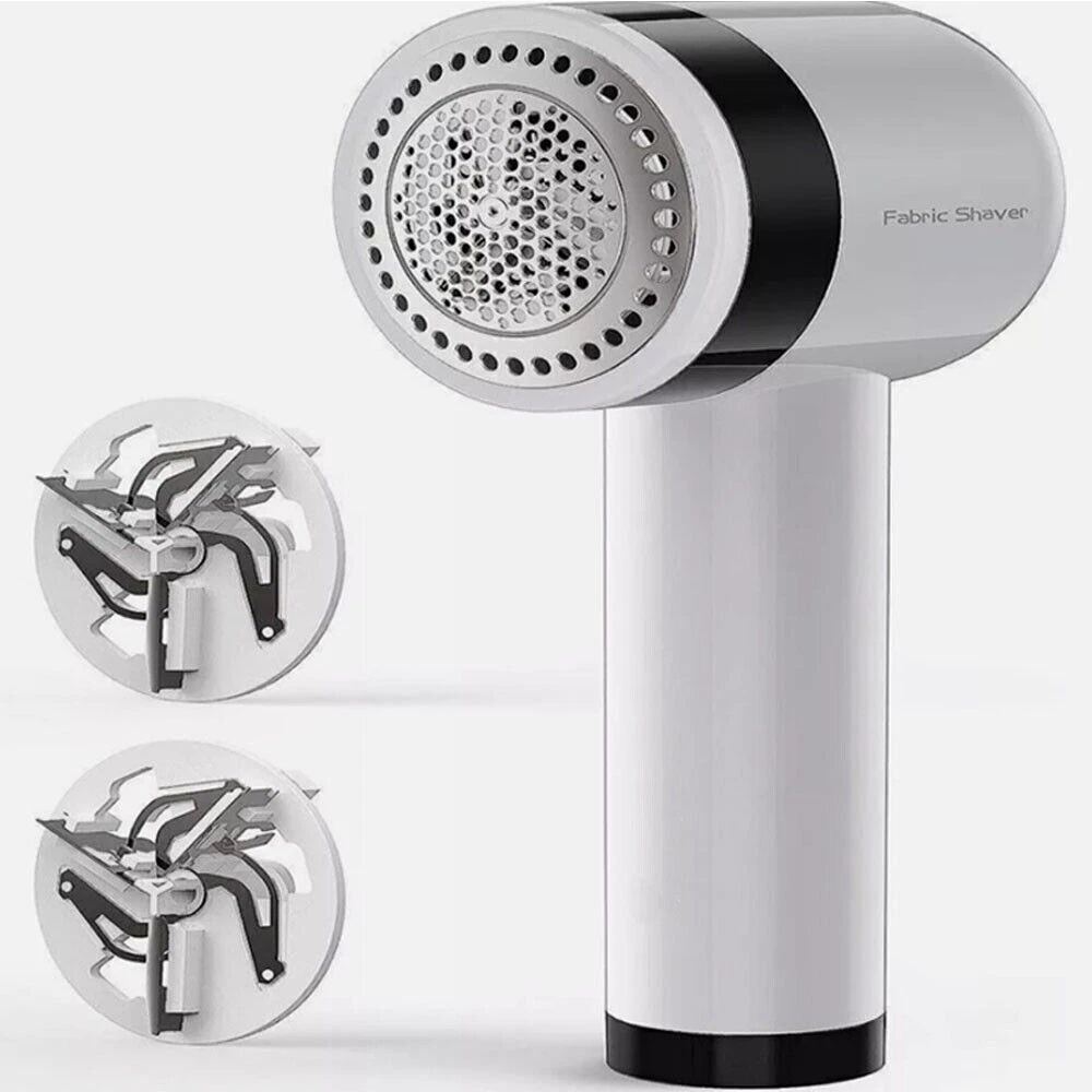 2-In-1 Sonic Lint Remover Fabric Shaver Handheld Device Wi/ Pull Out ...