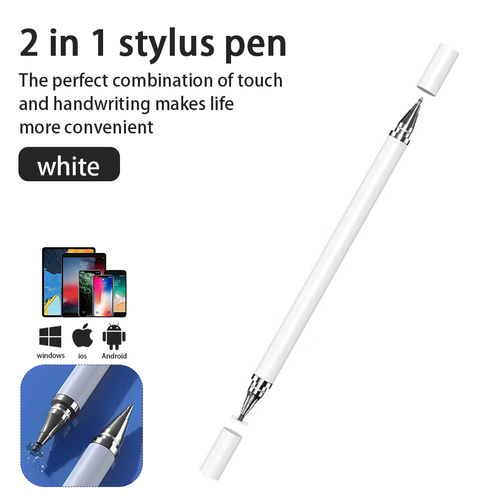 2 In 1 Stylus Pen For Cellphone Tablet Capacitive Touch Pencil For ...