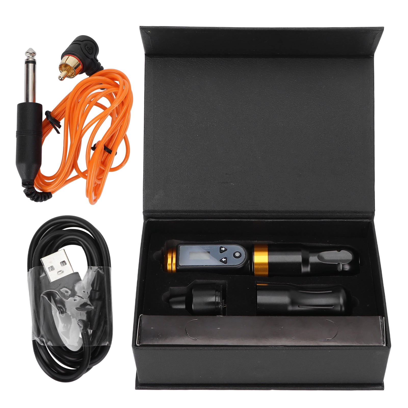 2 In 1 Tattoo Rotary Pen Kit RCA Clip Cord Aluminium Alloy Coreless ...
