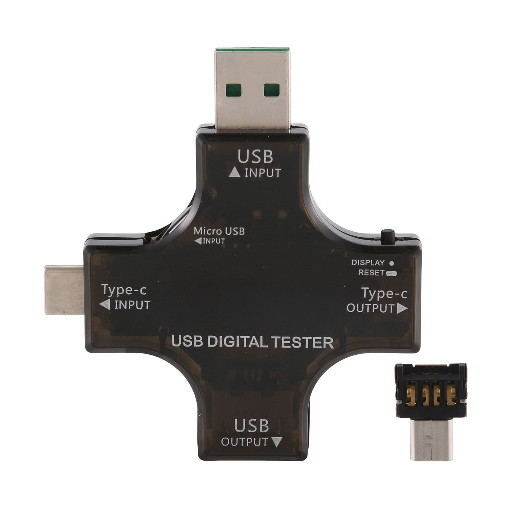 2 In 1 Type C USB Tester Color Screen LCD Digital Multimeter, USB C ...