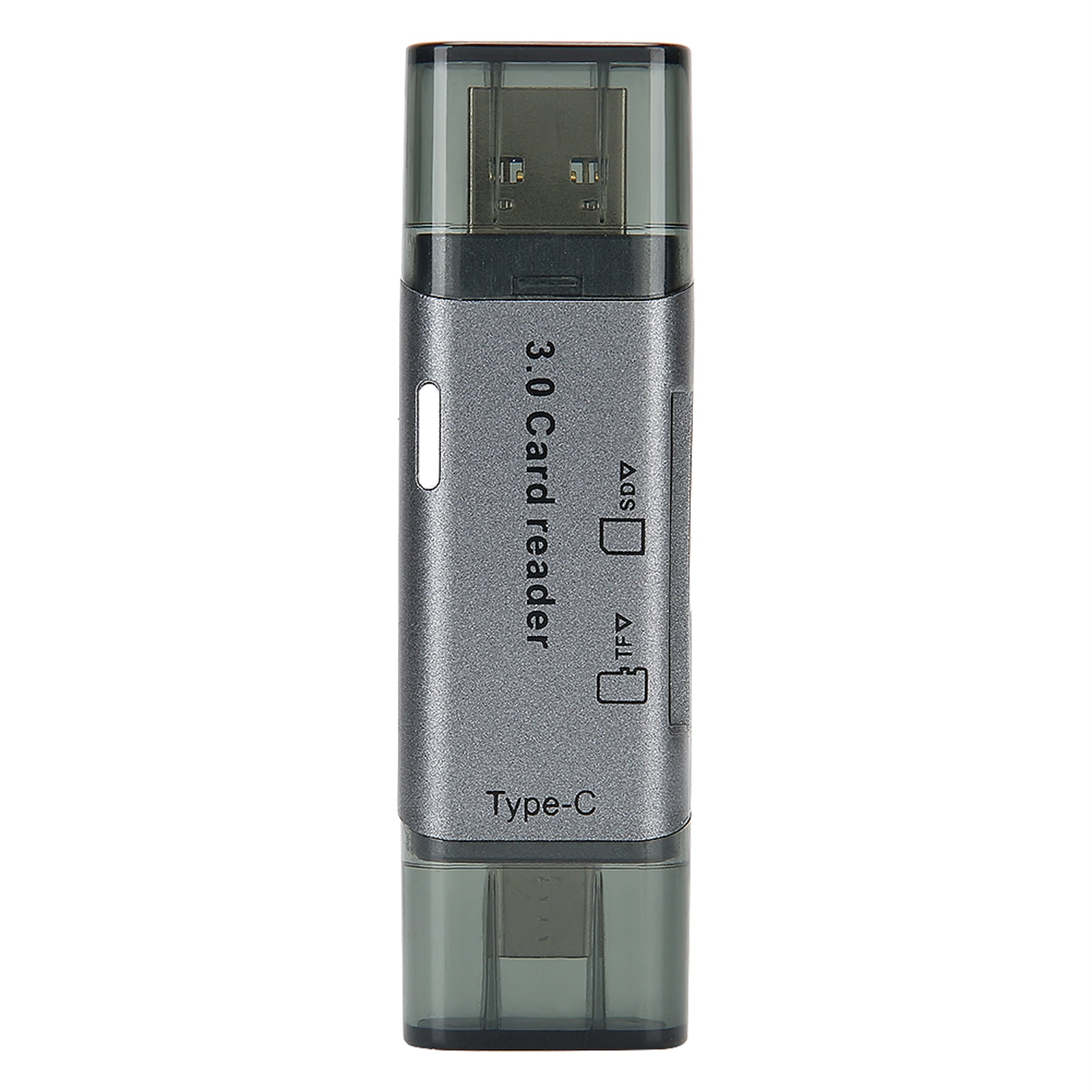 2 In 1 TypeC Memory Card Reader for Desktops Tablets Multifunctional ...