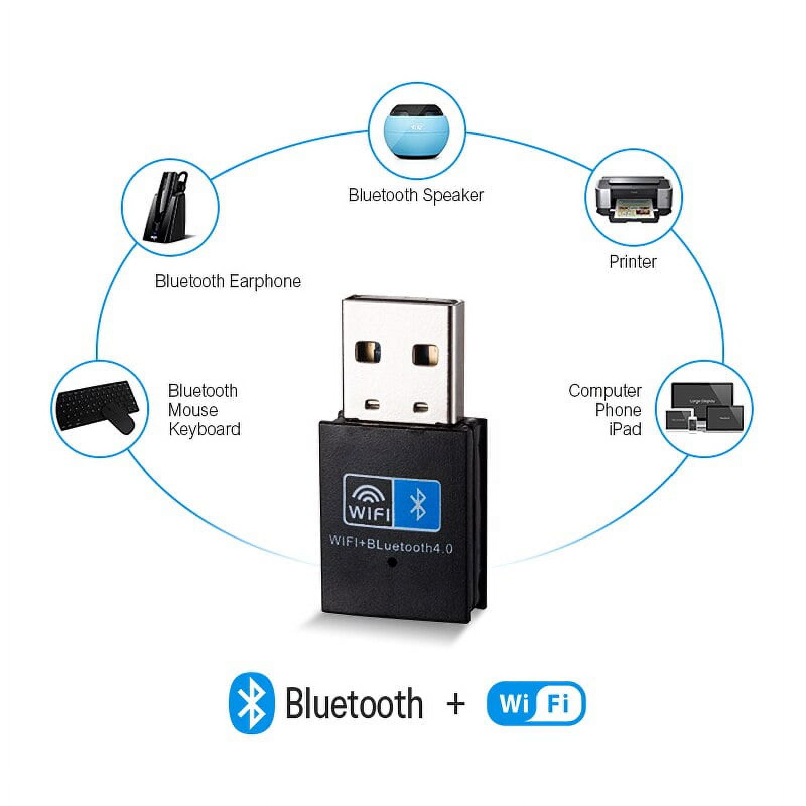 2 In 1 USB Wifi & Bluetooth Network Card 150M Wireless Adapter 802.11B ...