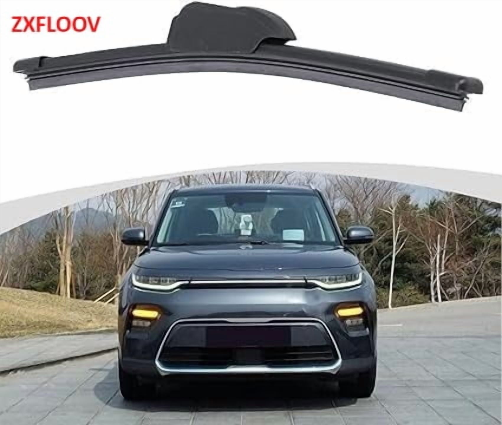 2-In-1 Windshield Wipers - 26 Inch Automotive Replacement Wiper Blades ...