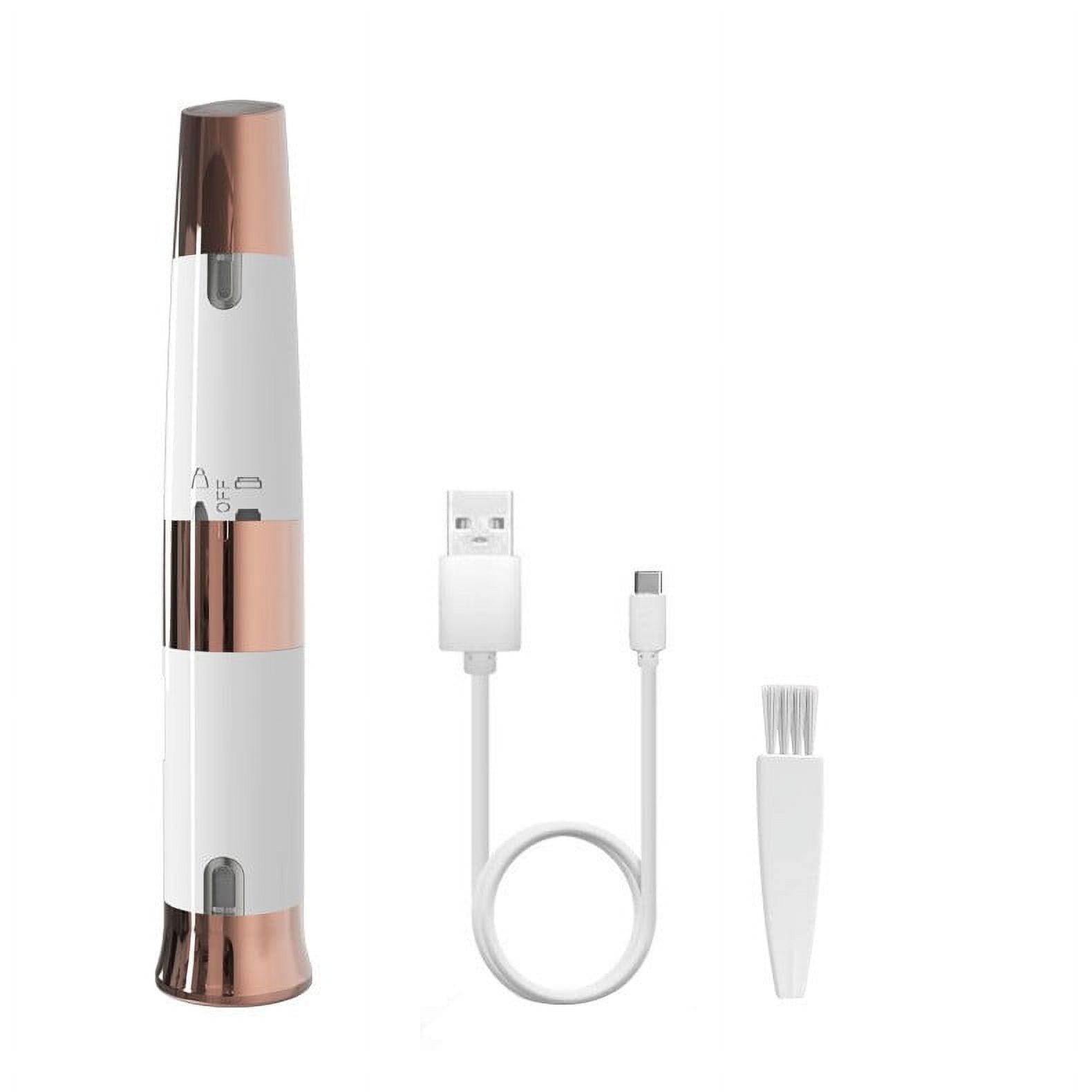 2 In 1 Women Hair Trimmer Rechargeable Trimmer for Eyebrow Ear Nose ...