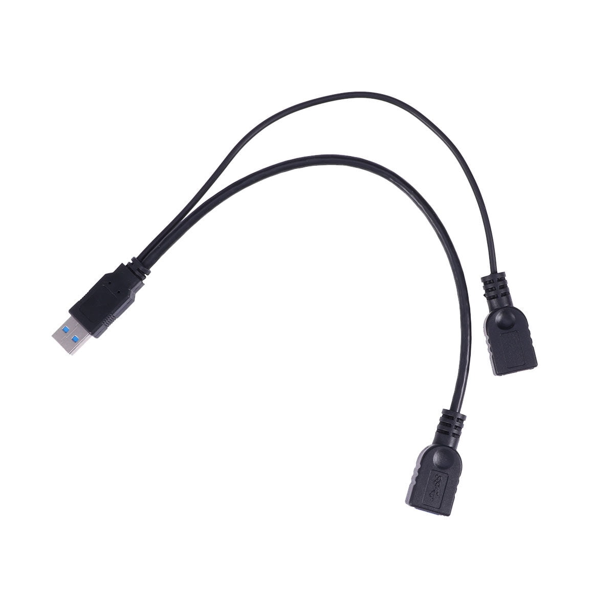 2 In USB HUB Adapter Male to Female Adapter Cable USB 3.0 Extension ...