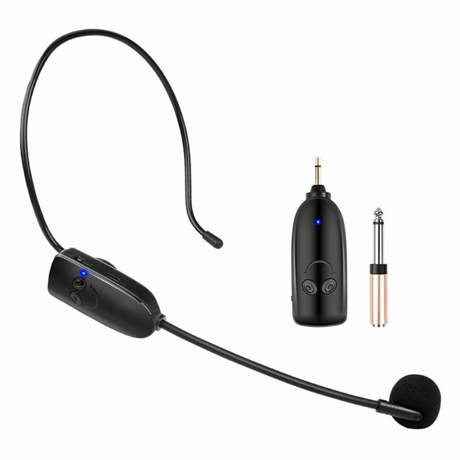 2 In1 Wireless Microphone Headset Transmitter Wireless Headset and ...
