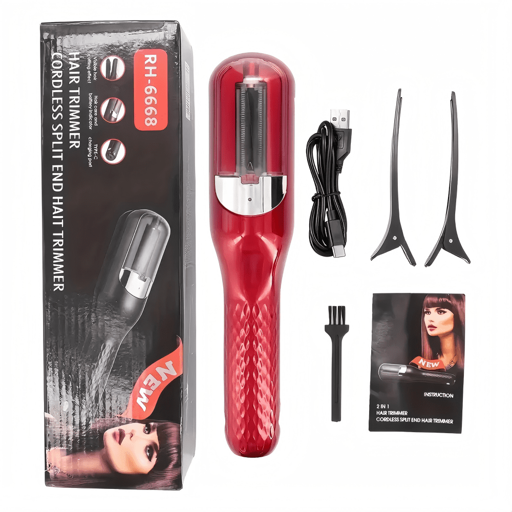 2 In1 Women Hair Split Ends Trimmer Cordless Split End Remover ...