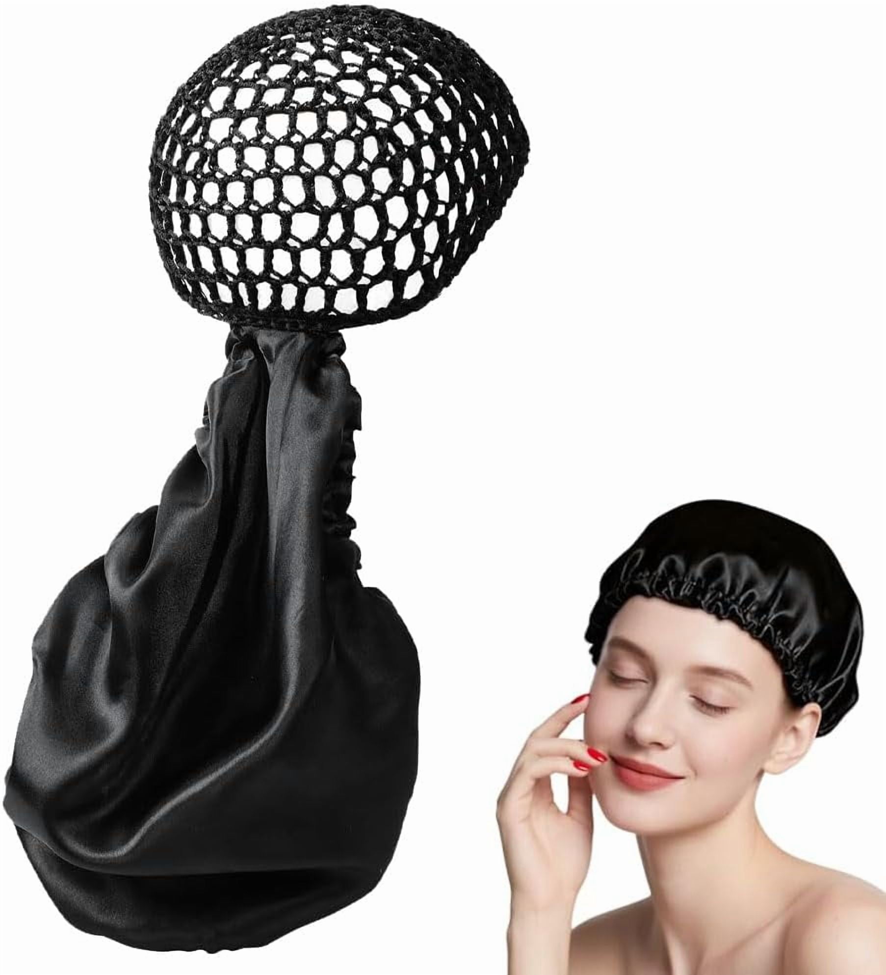 2 In1 Wrap Cap Bonnet Reversible Adjustable Tie Band,Bonnet Hair Wrap ...