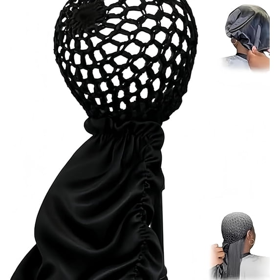 2 In1 Wrap Cap Bonnet Reversible Adjustable Tie Band, Double-Layer ...