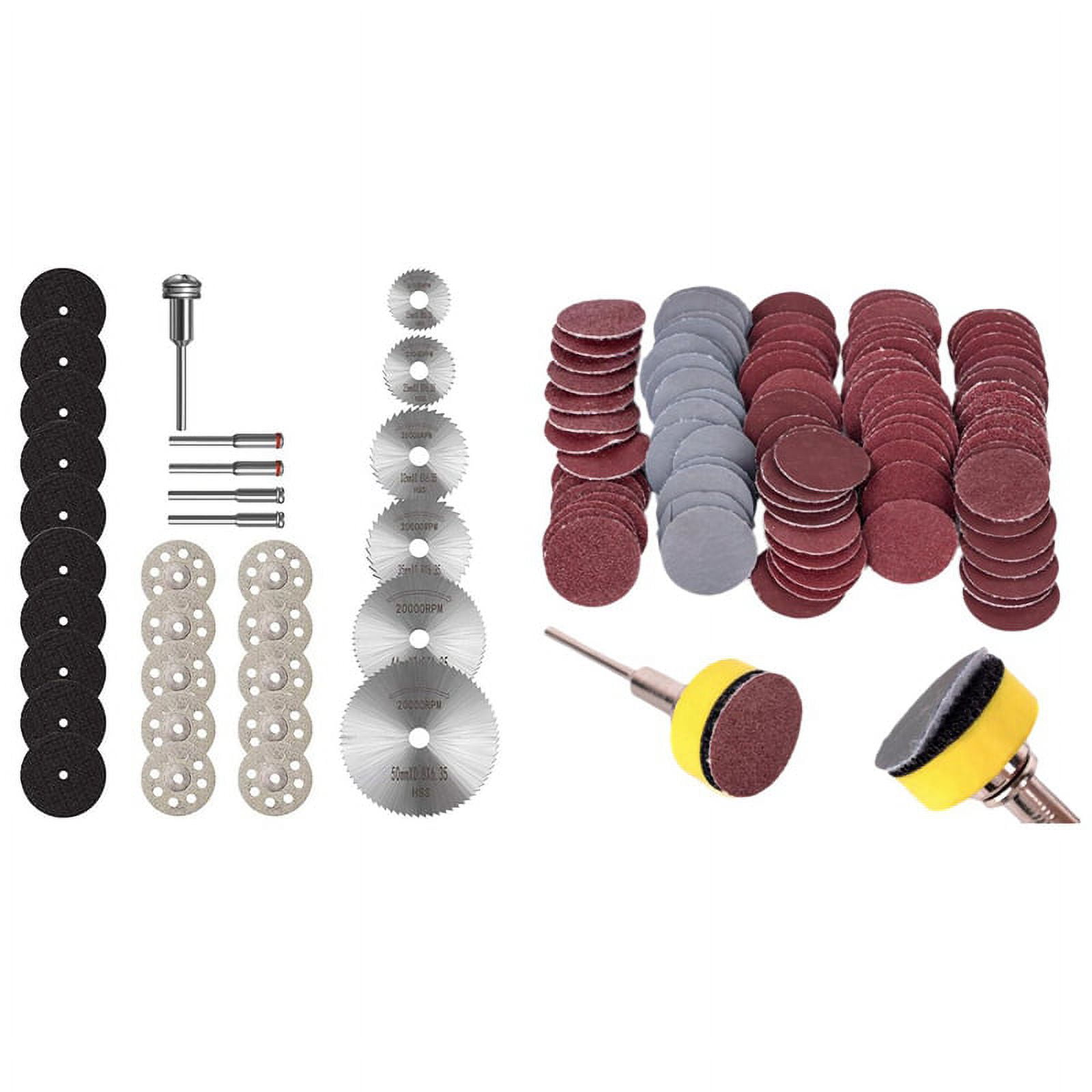 2 Inch 100 Pcs Sanding Discs Pad Kit with 31Pcs Cutting Discs for ...