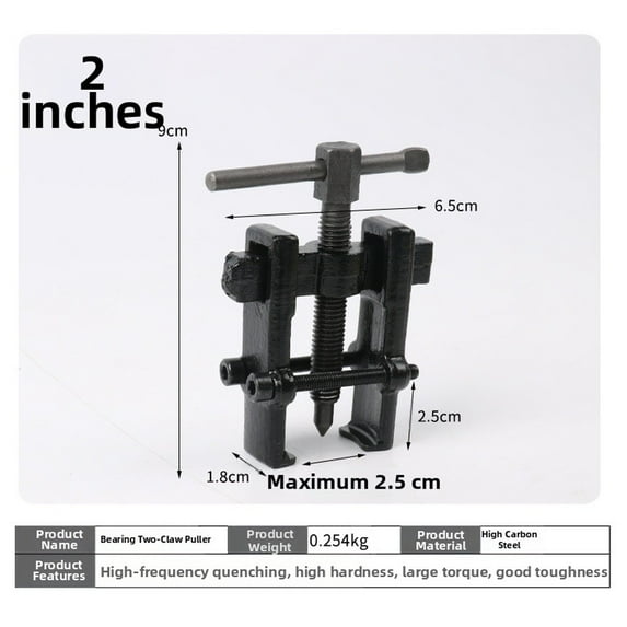 2 Inch 3 Inch 4 Inch 6 Inch 8 Inch Two Jaw Bearing Puller Removal Tool ...
