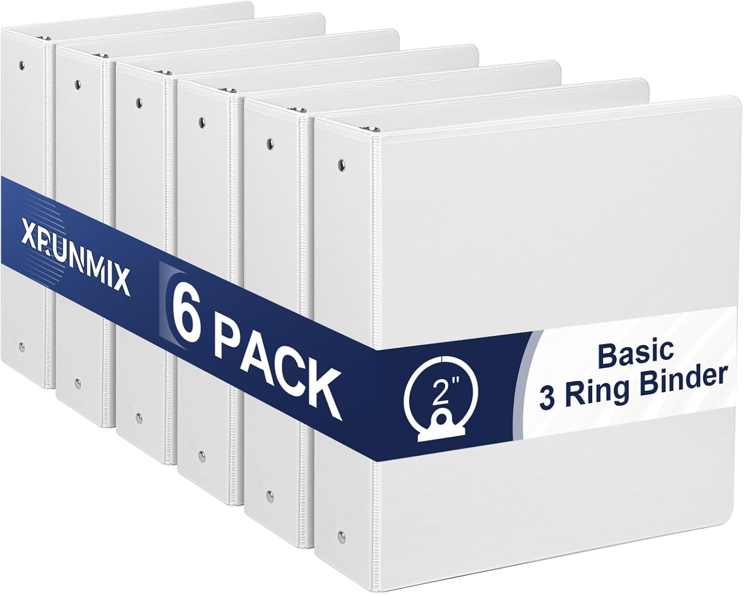 2-Inch 3-Ring Binder with Pockets, 2’’ Premium View Binders with Three ...
