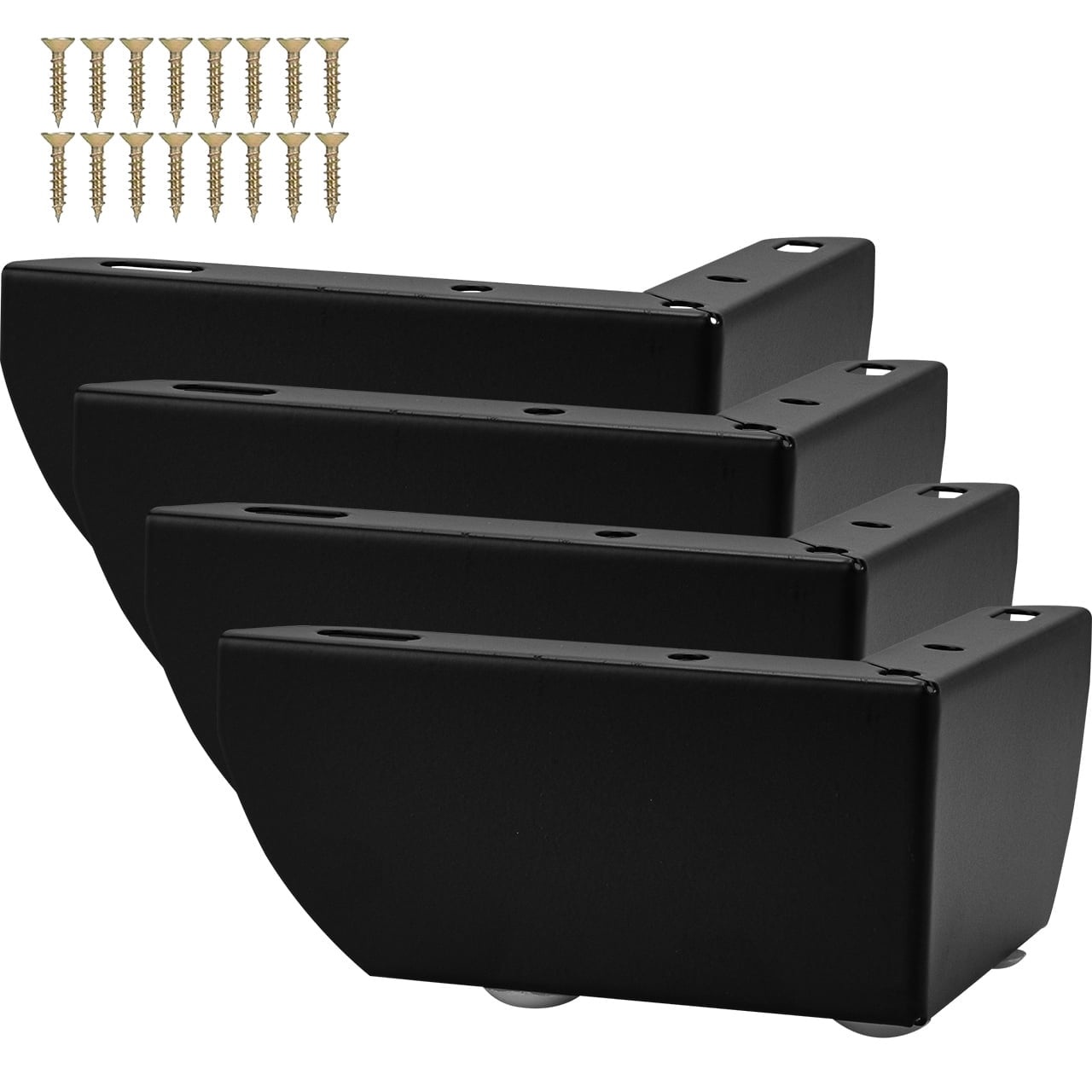 2 Inch / 5.5cm Furniture Legs, Btowin VCF 4 Pcs Metal Sofa Legs ...