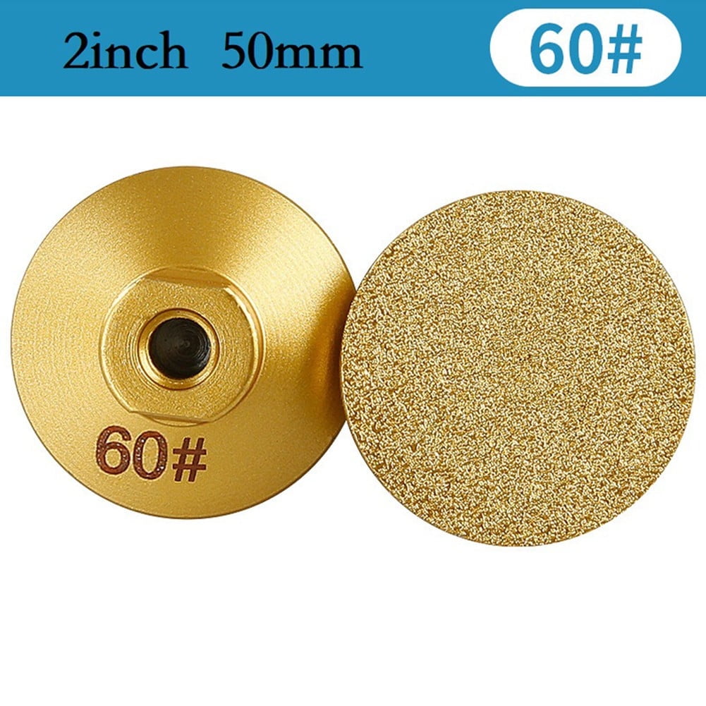 2 Inch 50Mm Brazed Flat Grinding Head Abrasive Polishing Stone Marble ...