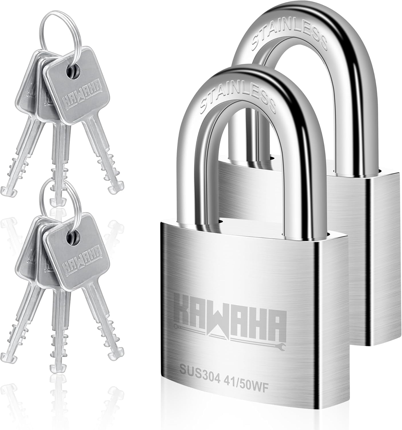 2 Inch (50mm) High Security Stainless Steel Padlock with Stainless ...