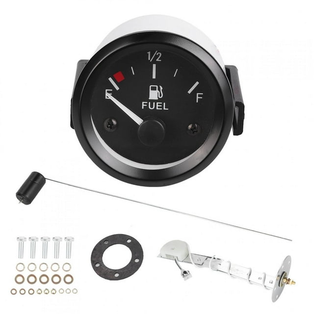 2 Inch 52mm Universal Car Fuel Level Gauge Meter with Sensor and E-1/2 ...